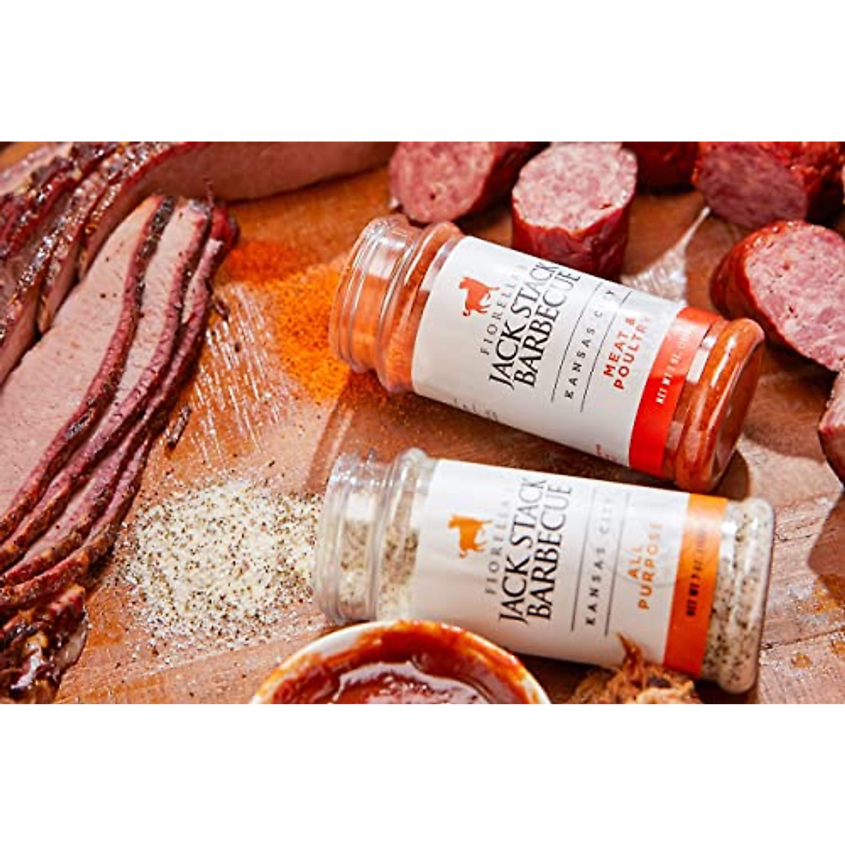 Jack Stack Barbecue Dry Rub Seasoning Variety Pack - All Purpose, Steak, Poultry & Meat Seasonings - Kansas City Spice 3 Pack - for Chicken, Steak, Ribs, Vegetables, Seafood, and More (7oz Each)