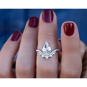 1.85 Carat (ctw) moissanite engagement rings for women 14K gold moissanite rings - personalized ring