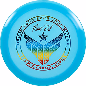 Dynamic Discs Limited Edition 2022 Team Series Mason Ford Logo Hybrid-X Getaway Fairway Driver Golf Disc [Colors May Vary] - 173-176g