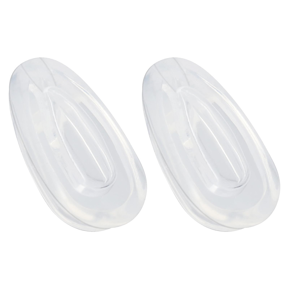 DROGO 3 Pairs Soft Silicone Replacement Nose Pads Nose Piece for Oakley Holbrook Metal OO4123/Feedback OO4079/Gauge 6/M/L/Blender/Tincan OO4082/Tinfoil OO4083 Sunglasses, Anti-Slip, Skin-Friendly