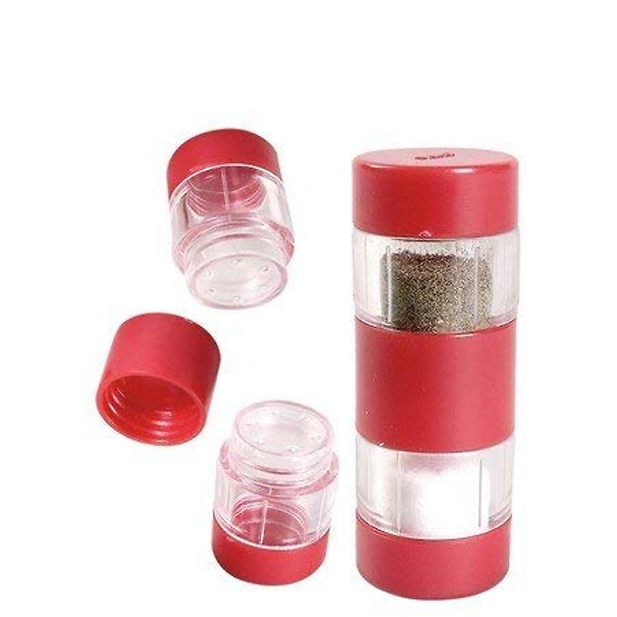 Coghlan's Backpacker's Salt and Pepper Shaker,Red/ Silver