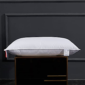 CHUNYU Natural White Goose Down Pillow Five-Star Hotel Feather Pillows Bedding for Home Sleeping 48x74cm 1pc