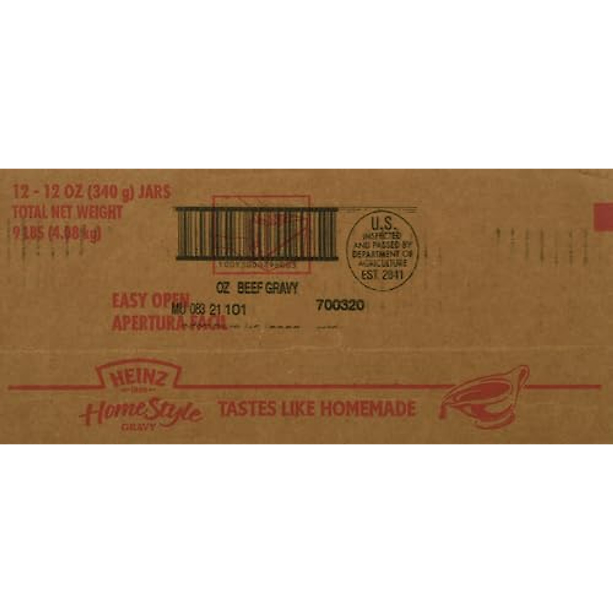 Heinz Homestyle Savory Beef Gravy (12 oz Jar)