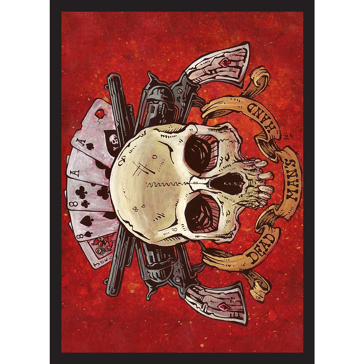 MTG Sleeves 50 MTG Standard Card Sleeves Deck Protector - Dead Man's Hand