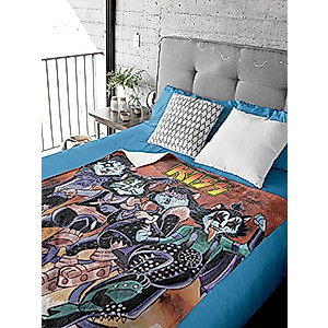KISS Blanket KISS Destroyer Kitty Cats Music Band Super Soft Fleece Throw Blanket 48" x 60" (122cm x152cm)