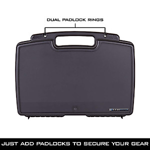 CASEMATIX Travel Case Compatible with Zoom R4 MultiTrak 32 Bit Float Recorder or Zoom H8 Handy Recorder - Hard Shell Carrier for Audio Recorders and Accessories with Customizable Foam, Case Only