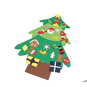 Abaodam Christmas Decor Christmas Tree Decor Christmas Ornaments Christmas Manual Felt Accessories Decorate Green ations Christmas Tree Decor
