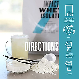 Myprotein Impact Whey Isolate powder - Vanilla 5.5 lbs. (100 Servings)
