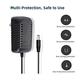 Qjin Power Cord for Echo Dot 5th Gen, Dot 4th Gen, Dot 4/5th Gen with Clock, Dot 4/5th Gen Kids, Echo Pop, Echo Spot 15W Replacement Charger Adapter