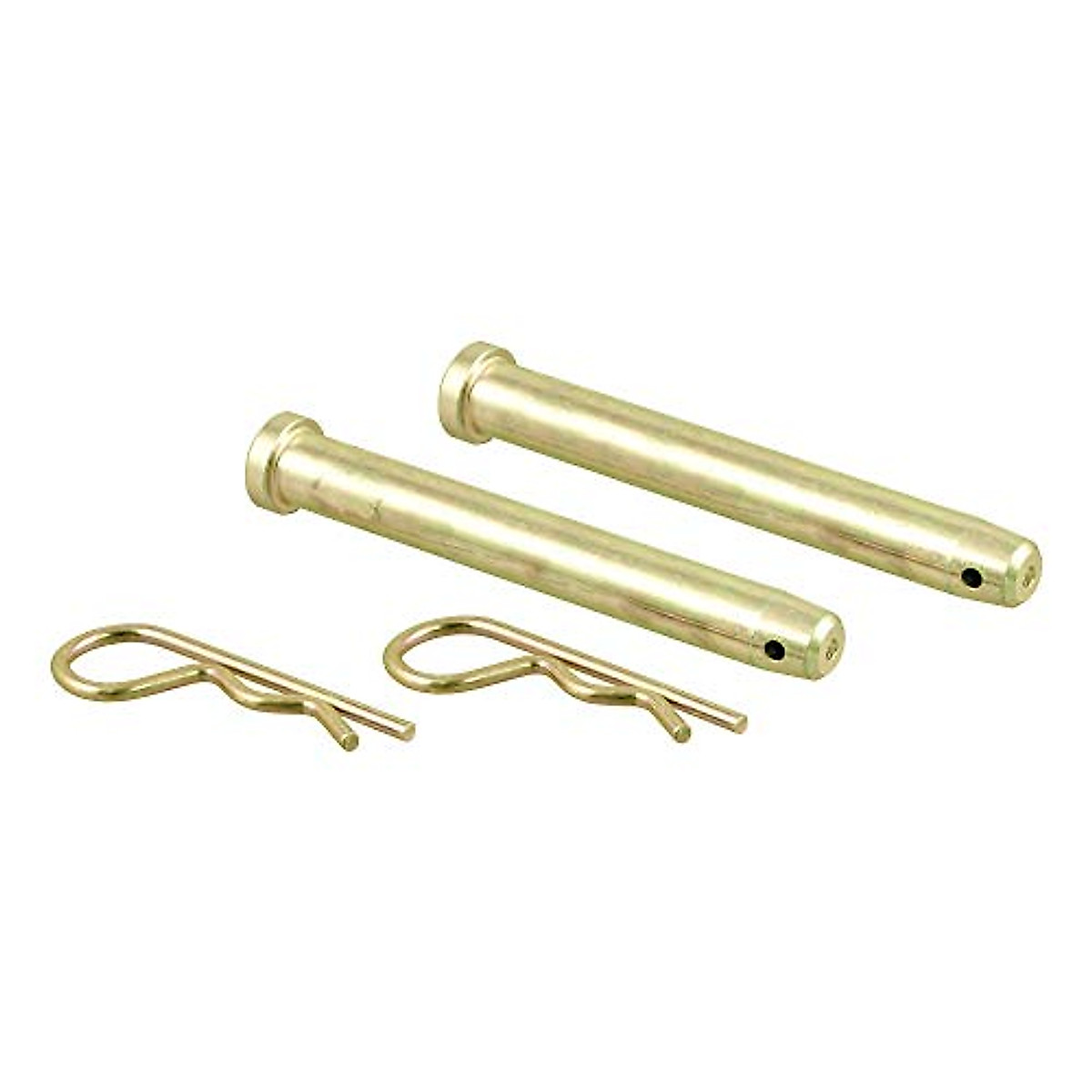CURT 45925 Replacement Pins & Clips for Adjustable Trailer Hitch Ball Mount , Gold