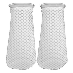 4 inch Honeycomb Filter Socks,4 inch Filter Sock for Saltwater Aquarium,4 inch Ring by 10 inch Long (2 Pack)