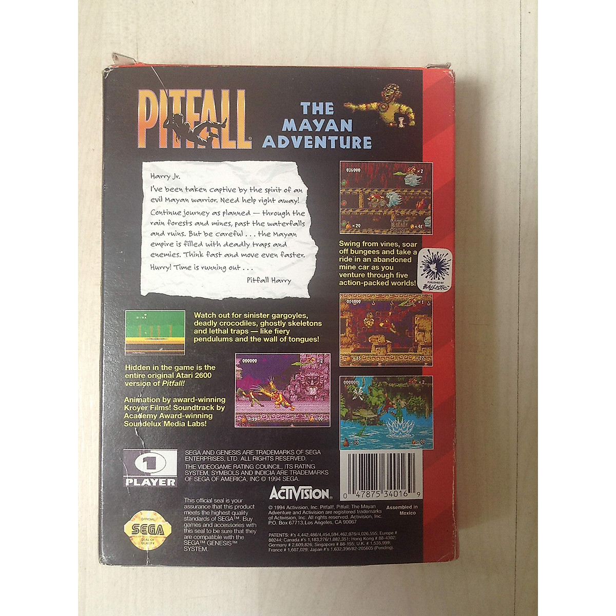 Pitfall The Mayan Adventure (Renewed)