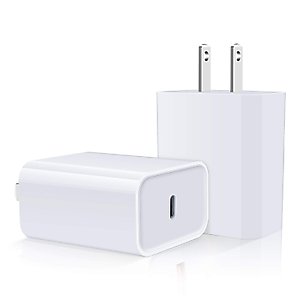 iPhone Fast Charger Block [2 Pack] USB C Wall Charger PD Power Adapter for iPhone 15 Pro/15 Pro Max/15/15 Plus/14 Pro/13/12/11/Pro/Max/Mini/SE/XS/XR, Samsung Galaxy S24 A15 A14 5G A13, Pixel 8 Pro/7a