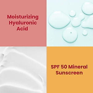 Healthy Skin Lab Protect Tinted Moisturizer & Mineral Sunscreen SPF 50, Hyaluronic Acid, Zinc Oxide, Titanium Dioxide for Deep Hydration, Dermatologist-Tested, Suitable for All Skin Types, 50ml