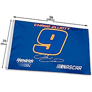 Bayyon Motorsports Chase Elliott Flag 3x5Feet for Car Fans with Brass Grommets