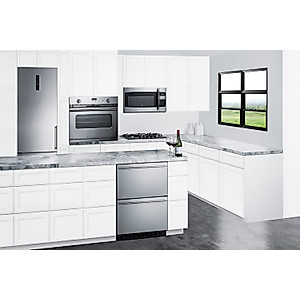 Summit ASDR2414 ASDR2414 24 Inch Wide 3.1 Cu. Ft. Refrigerator Drawers with Sabbath Mode