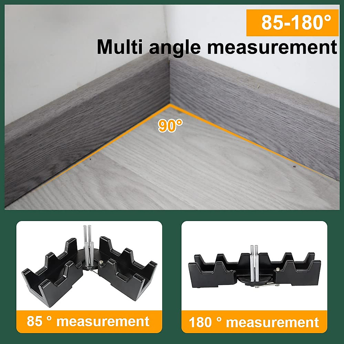 2-in-1 Mitre Measuring Cutting Tool, Measuring and Sawing Mitre Angles Cutting Tool for Home Improvement, Carpentry Work, Miter Saw Protractor Tool Professional woodworking tools