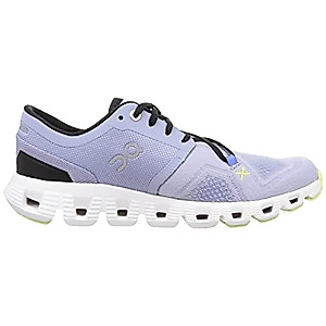 ON Women's Cloud X 3 Sneakers, Nimbus/White,8