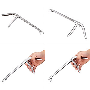ZPSHYD Stainless Steel Fish Hook Remover, Fish Hook Remover Extractor, Fish Hook Remover Removing Clamp Tool Fishing Tackle Accessory