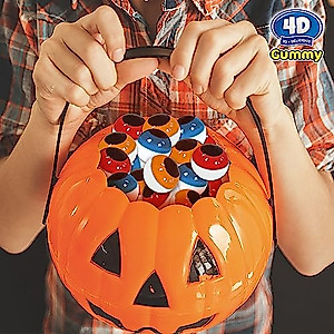 Amos 4D Gummy Eyeball Candy, Individually Wrapped Candies 3D Eyeballs Shaped, Perfect Treat for Kids Halloween Parties (40 Count)