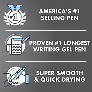 PILOT G2 Metallics Refillable and Retractable Rolling Ball Gel Pens, Fine Point, Assorted Color Inks, 8-Pack Pouch (34405)