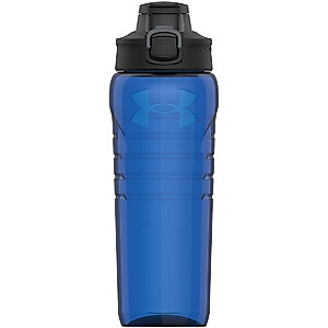 Under Armour 24oz Water Bottle, Pro Lid Cover, Shatter Proof, Stain & Odor resistant, Royal