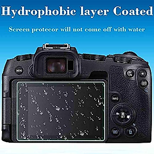 EOS RP Glass Screen Protector for Canon EOS RP Mirrorless Digital Camera, ULBTER 9H Tempered Glass Screen Protector Edge to Edge Protection,Anti-Scrach Anti-Fingerprint Anti-Dust Anti-Bubble [3 Pack]