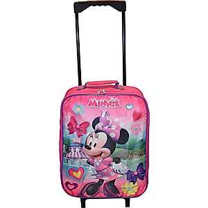 Minnie Mouse Disney 15" Collapsible Wheeled Pilot Case - Rolling Luggage
