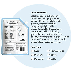 J.R. Watkins Gel Hand Soap Refill, Moisturizing Hand Wash, All Natural, Alcohol-Free, Cruelty-Free, USA Made, Ocean Breeze, 34 Fl Oz, 3 Pack