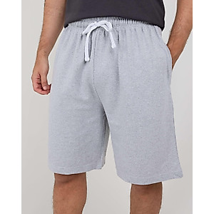 Real Essentials Men's Casual Lounge Pockets Active Sports Fitness Training Athletic Gym Sweat Workout Knit Basketball French Terry Cloth Cotton Dry Fit Jersey Sleep, Set 1, 2XL, Pack of 3