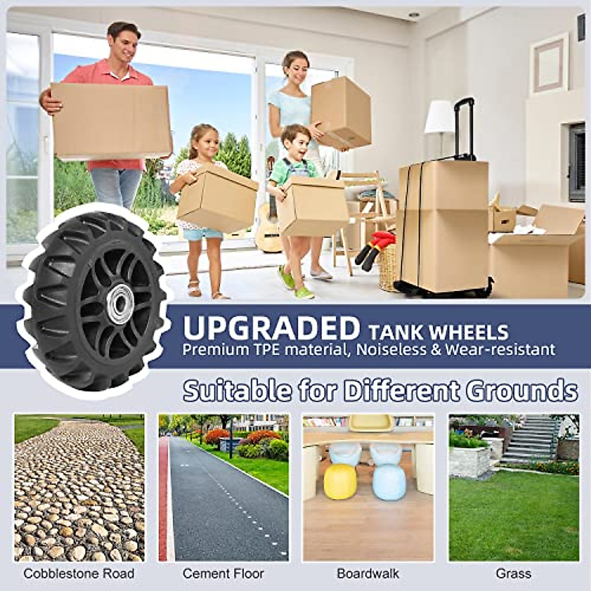 SELORSS 2-in-1 Foldable Utility Cart, Portable Grocery Shopping Cart with Wheels, Telescoping Handle and Removable Waterproof Bag, Collapsible Lightweight Large Capacity Hand Truck for Supermarket