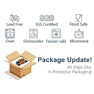 ONEMORE Ceramic Plates Set of 6, 8.5 inch Small Dinner Plates for Appetizer, Salad and Dessert. Oven, Microwave and Dishwasher Safe Plate. Rustic Kitchen Porcelain Dish - Red