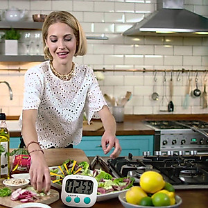 Betus Digital Kitchen Timer - Big Digits, Simple Operation and Loud Alarm - Magnetic Backing or Table Stand - Stopwatch Count Up and Down for Cooking Baking Sports Games Office