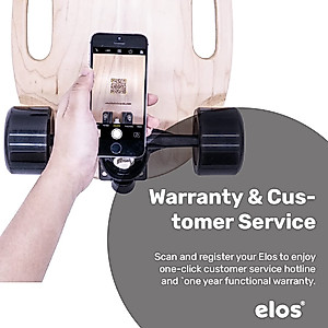 ELOS Skateboard DIY Kit - The Mini Longboard Cruiser Skateboard in A DIY All-in-one Kit. Promotes Outdoor Stem Interest in Science, Engineering. Gifts for Boys/Girls. Building Toys for Boys Age 8-12.