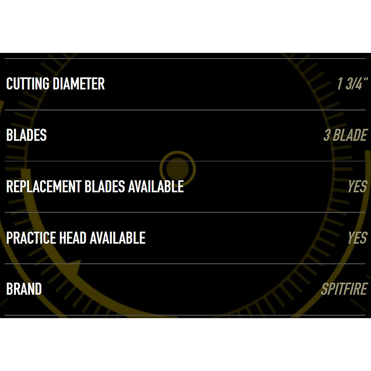 NEW ARCHERY PRODUCTS Spitfire Edge 100 Grain 1.75" Cutting Diameter 3-Blade Durable Precise Rear-Deploying Bow Hunting Broadhead - 3 Pack