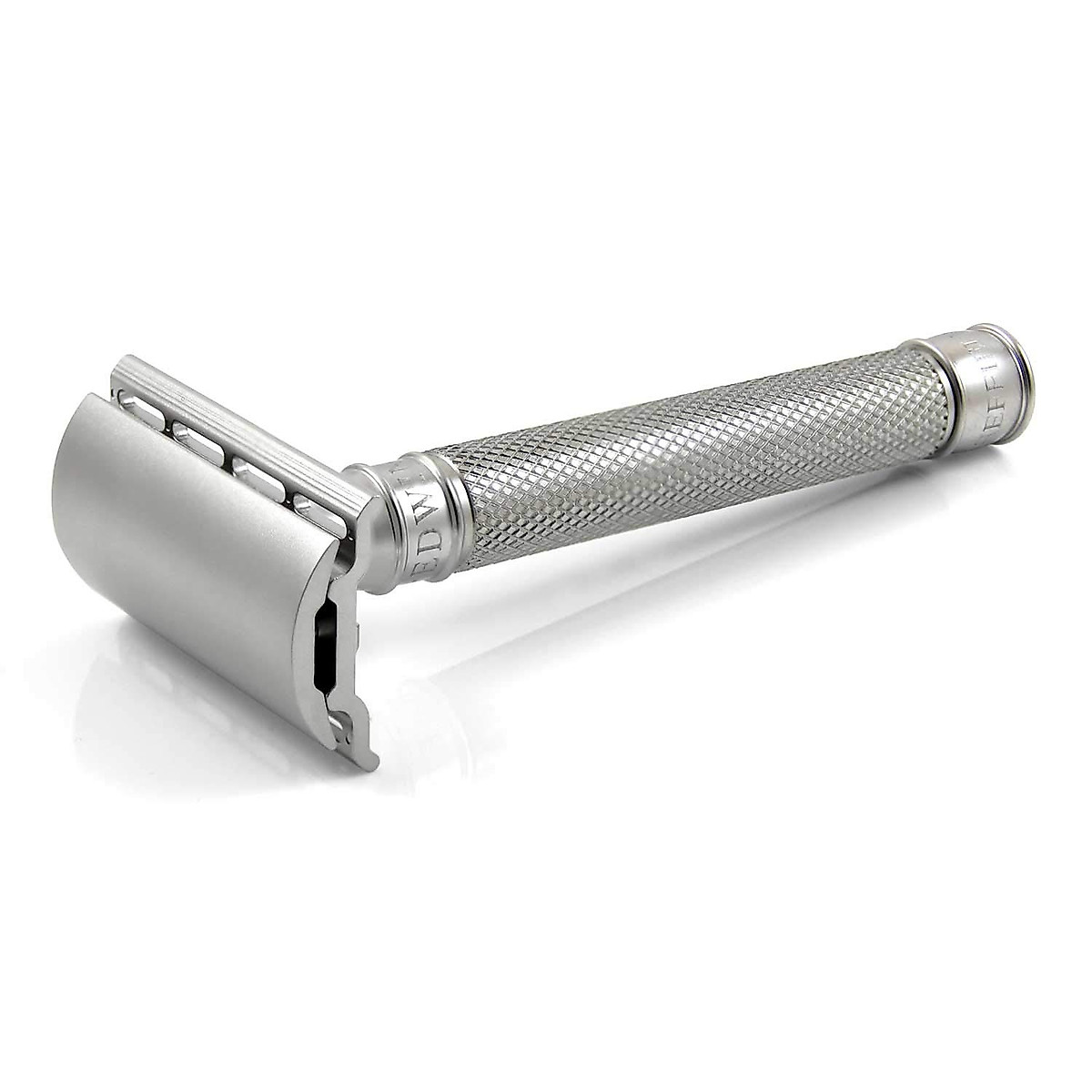 Edwin Jagger 3ONE6 Stainless Steel Knurled DE Safety Razor