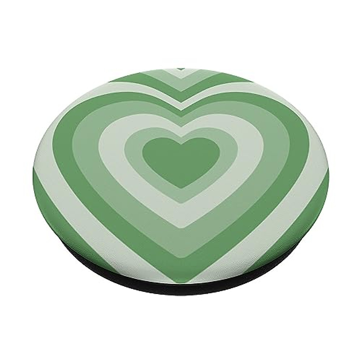 Cute Latte Lover Sage Green Coffee Heart Pastel Latte PopSockets Standard PopGrip