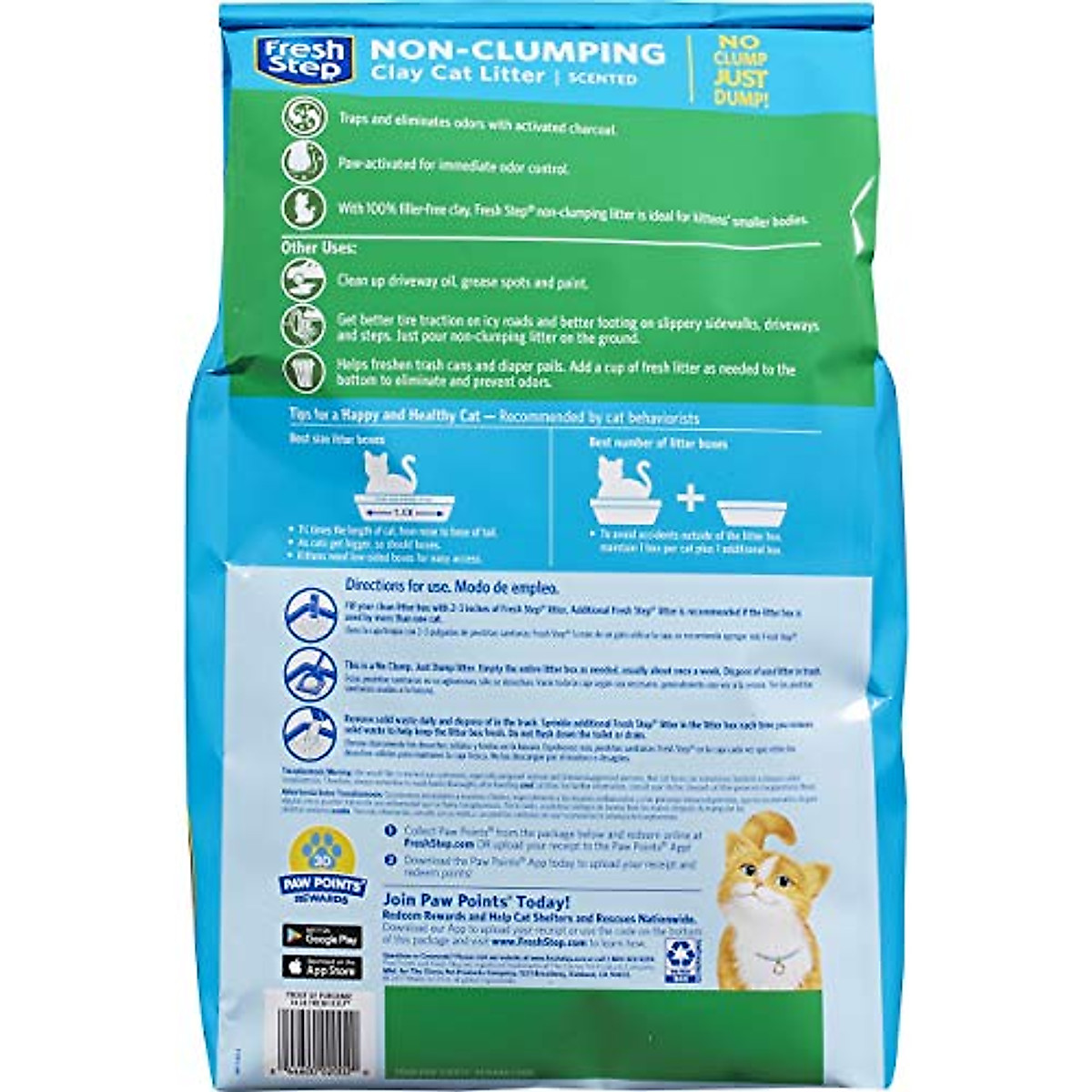 Fresh Step Non Clumping Cat Litter With Febreze Freshness, With 7-Day Odor Control, 14 lb. Bag