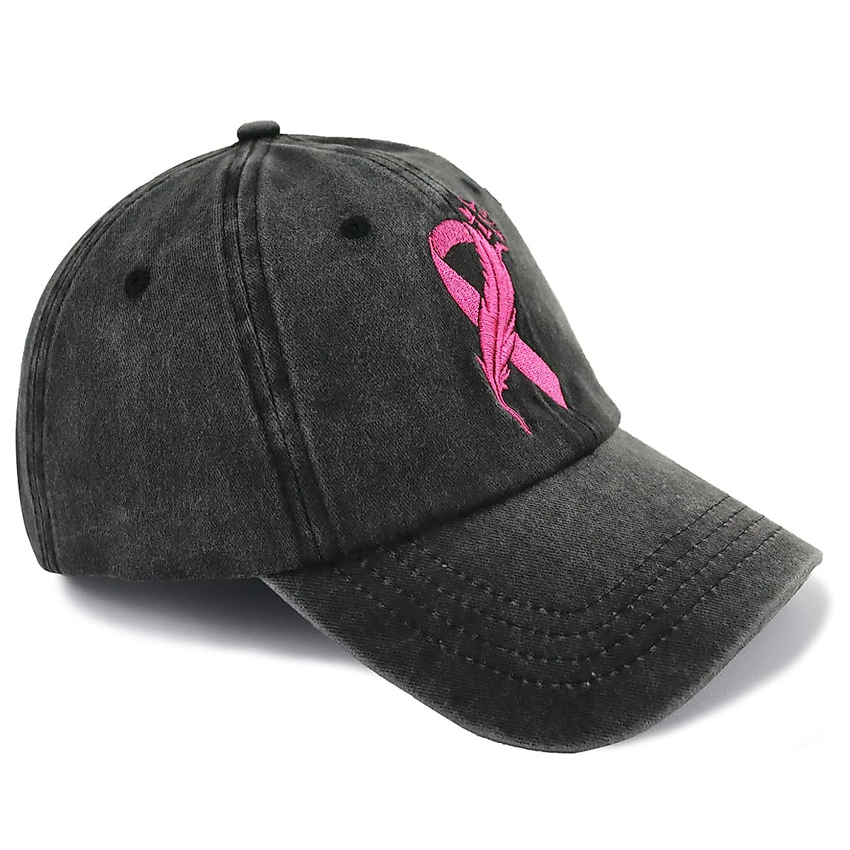 Breast Cancer Awareness Hats, Cancer Accessories for Women, Breast Cancer Survivor Gifts, Cancer Patients Must Have, Pink Ribbon Chemo Baseball Caps, Christmas Birthday Gifts