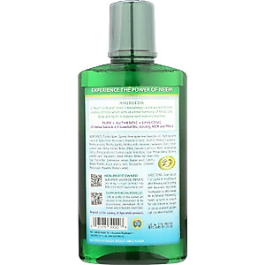 Auromere Ayurvedic Mouthwash, Fluoride Free, Alcohol Free, 16 Fluid Ounce (Pack of 3)