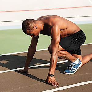 Haimont Mens Black Athletic Shorts Quick Dry Running Shorts with Zipper Pocket Lightweight Workout Linerless L