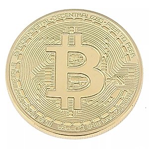 Bitcoin Challenge Coin Deluxe Collector's Set Featuring The Limited Edition Original Commemorative Tokens - 2 Pcs with Random Color and Design