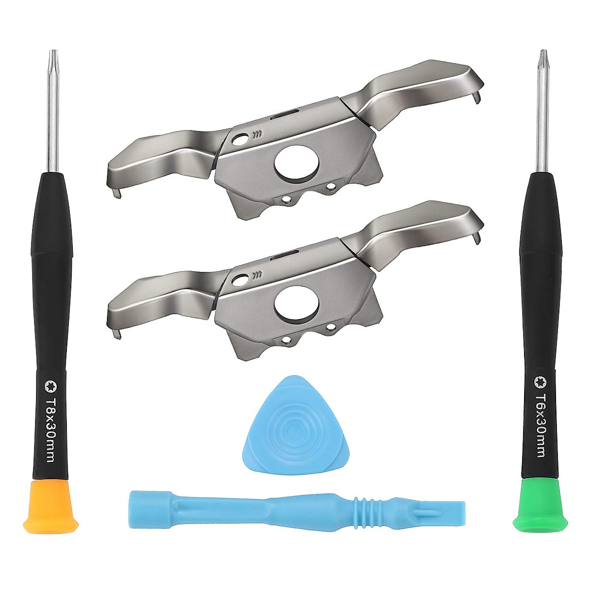 Sthetix Upgraded LB RB Bumpers Replacement Triggers Button Parts - Revolutionary Precision Design + T6 T8 Screwdriver Repair Kit Compatible with Xbox One Elite Controller