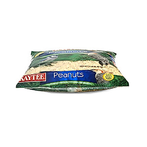 Kaytee Shelled Peanuts For Woodpeckers, Nuthatches, Jays, Towhees, Cardinals, Indigo Buntings & Other Wild Birds, 5 Pound