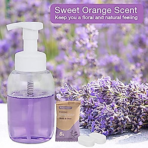 flowcheer Foaming Hand Soap Tablet Refills-12 pack Hand Wash Tablets-Make 132 FL OZ of Liquid-Lavender Fragrance Soap Refills Tablets for Using With Foaming Dispenser(Not Included) Only