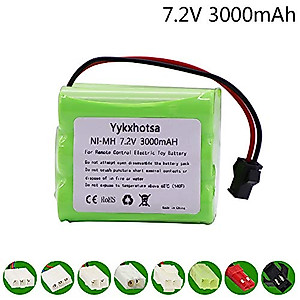 Parts & Accessories 7.2V 3000mah NI-MH Battery AA Group for Remote Control Electric Toy Cars Boats Tanks Toys Parts SM/JST/for tamiya/EL-2P/5557-2P Plug - (Color: 5557-2P)