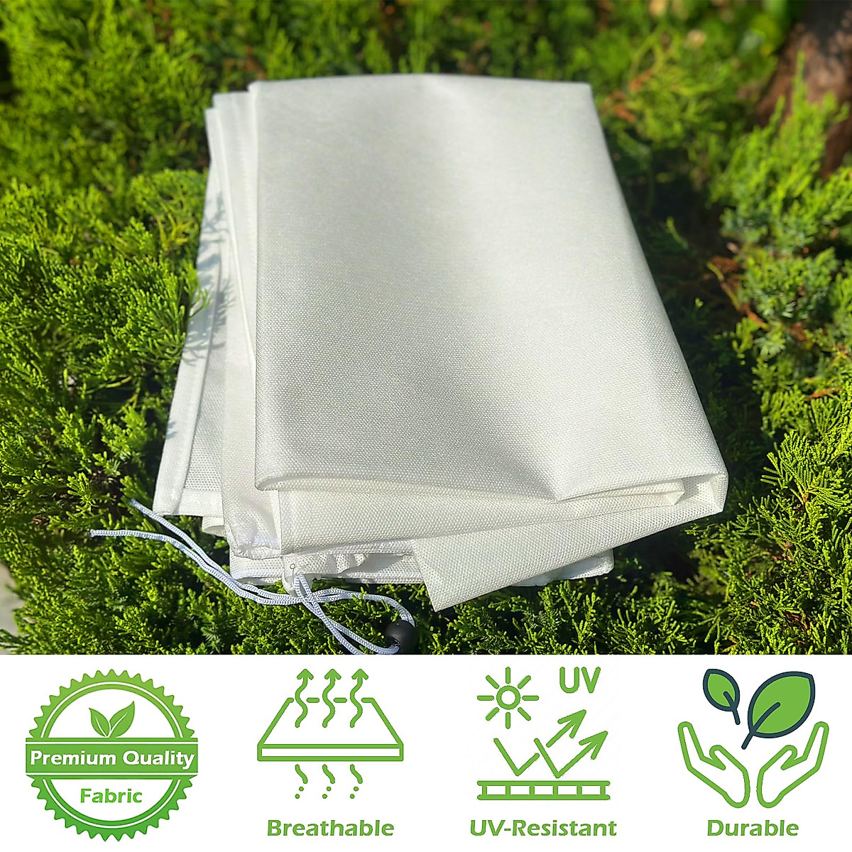 6 Pack Plant Covers Frost Protection Bag Winter Drawstring Plant Covers ...