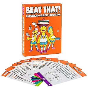 Gutter Games Beat That! Game Household Objects Expansion [Family Party Game for Kids & Adults]