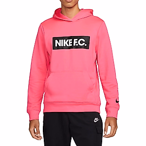 Nike Mens F.C. Active Hoodie Sz Medium Pink