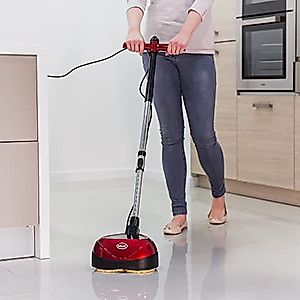 Ewbank EP170 All-In-One Floor Cleaner, Scrubber and Polisher, Red Finish, 23-Foot Power Cord